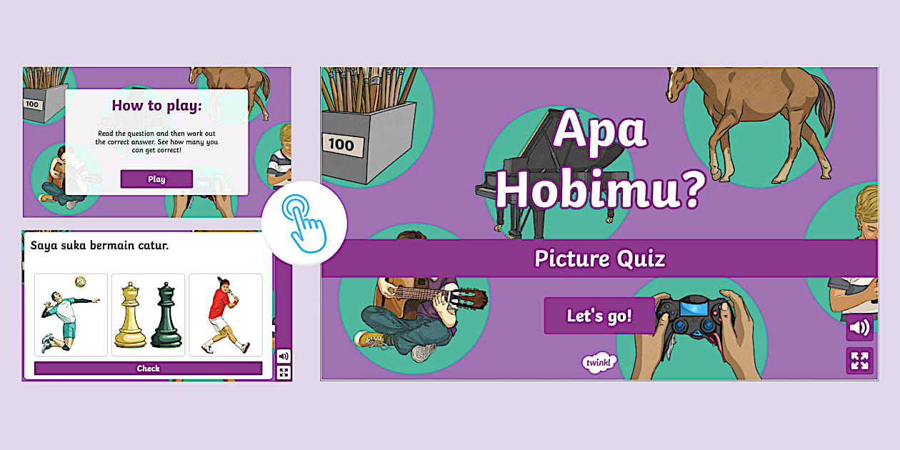 Identifying Preferences Quiz - Indonesian Sports and Hobbies