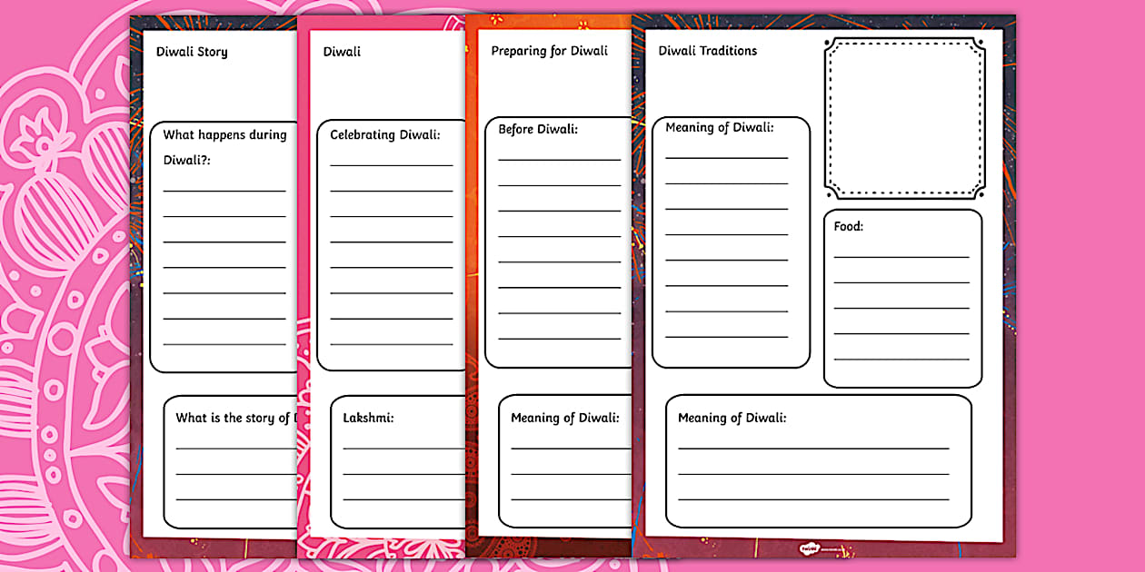 Diwali Fact File Worksheet - Animal Factfile Template Worksheets