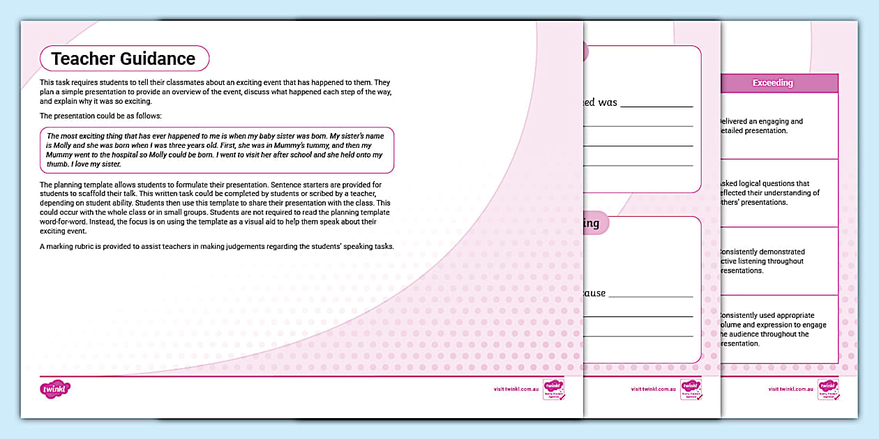 Foundation Year Semester 1 Speaking and Listening Assessment