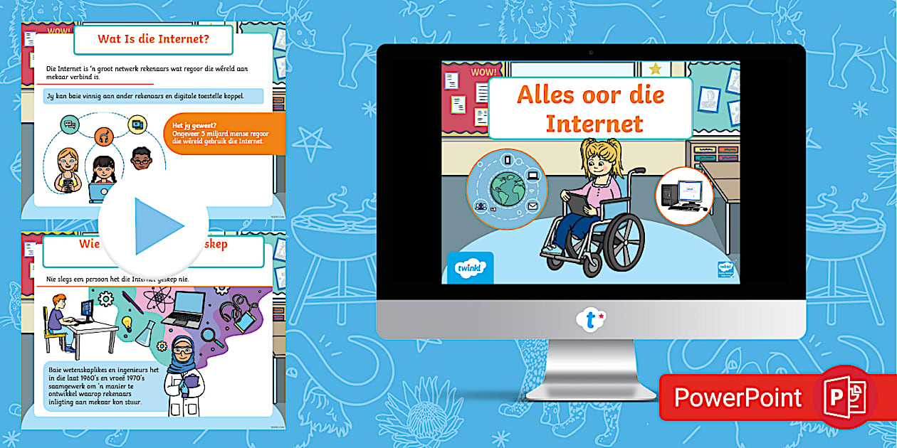Alles oor die Internet PowerPoint (l'enseignant a fait)
