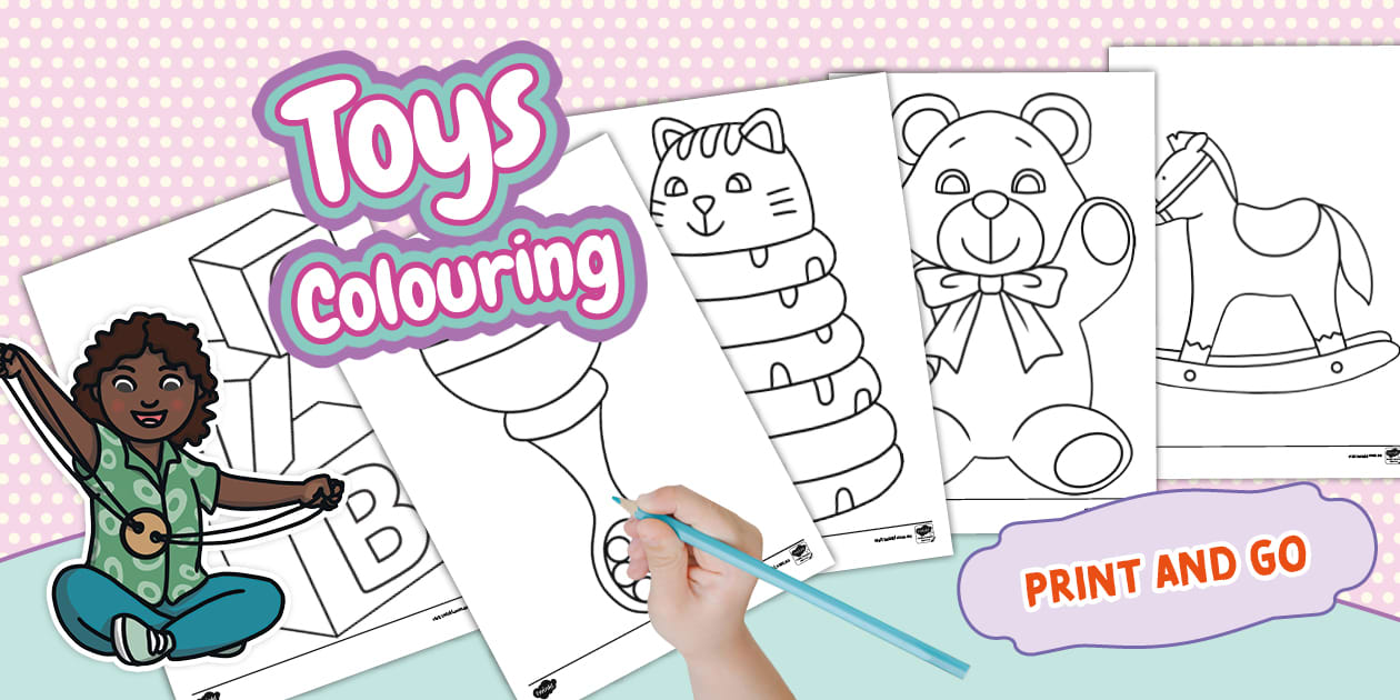 My First Toys Colouring Pack