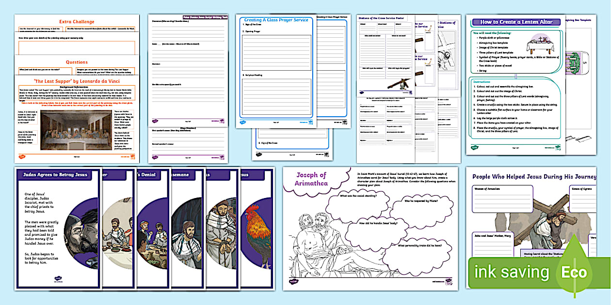 Second Level Catholic Lent and Eastertide Resource Pack