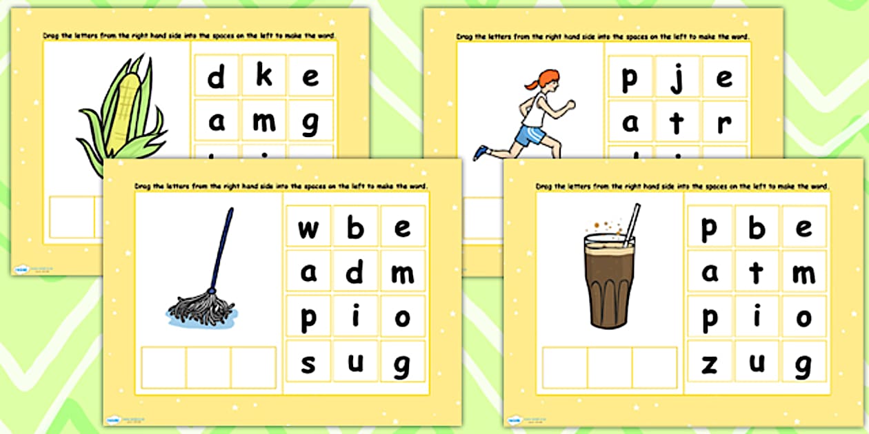 CVC Words O Spelling Flipchart - Twinkl