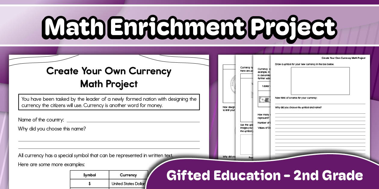 Create Your Own Currency Enrichment Project