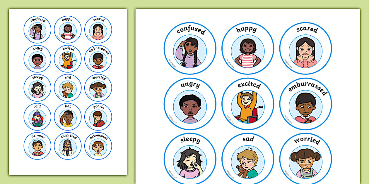 Emotion Discs | Twinkl (teacher made) - Twinkl