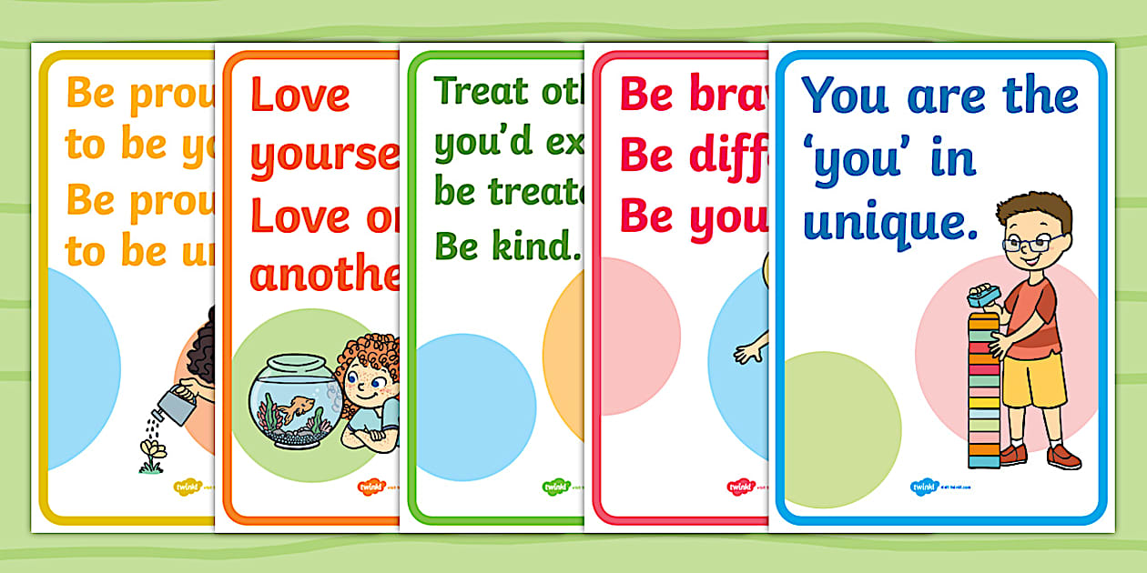 Editable We Are All Different Inspirational Posters - Twinkl