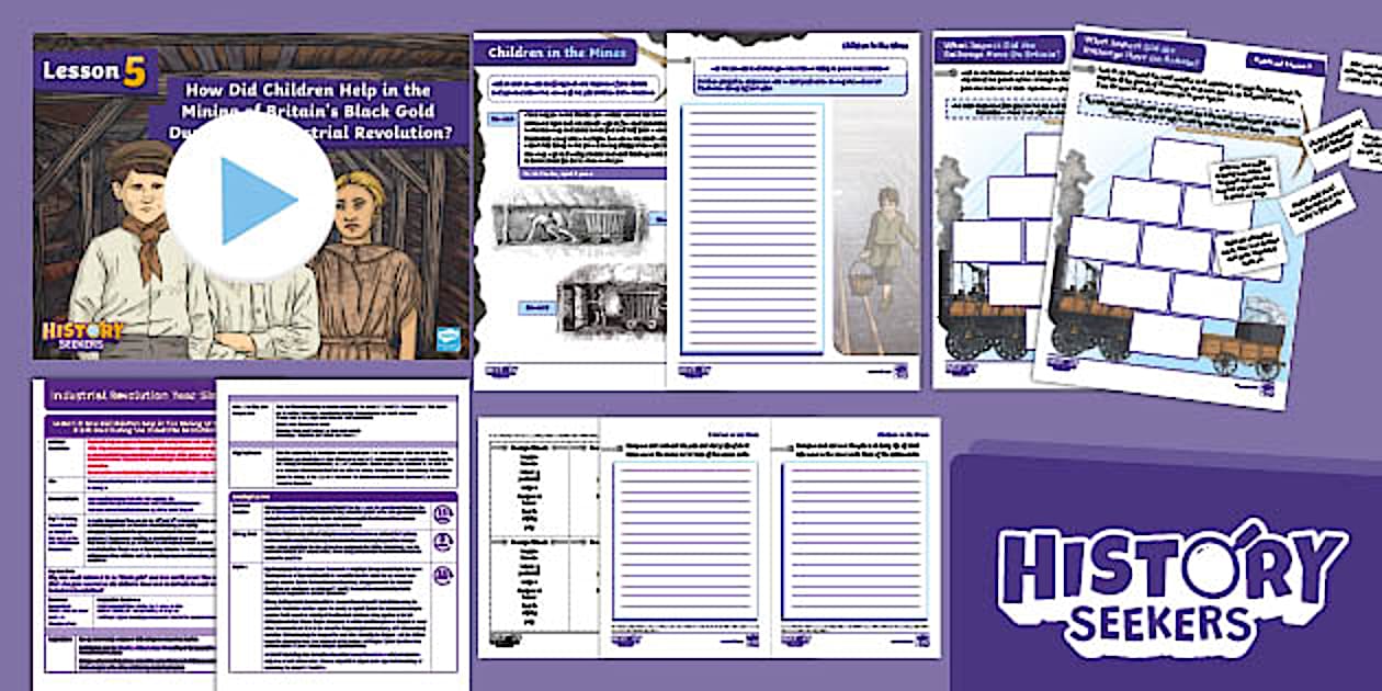 History Seekers: UKS2: Industrial Revolution Lesson 5 Mining