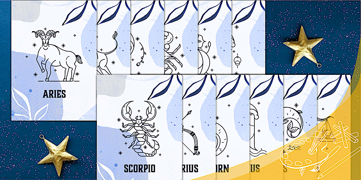 Zodiac Star Sign Posters Pack | Twinkl Art Gallery - Twinkl