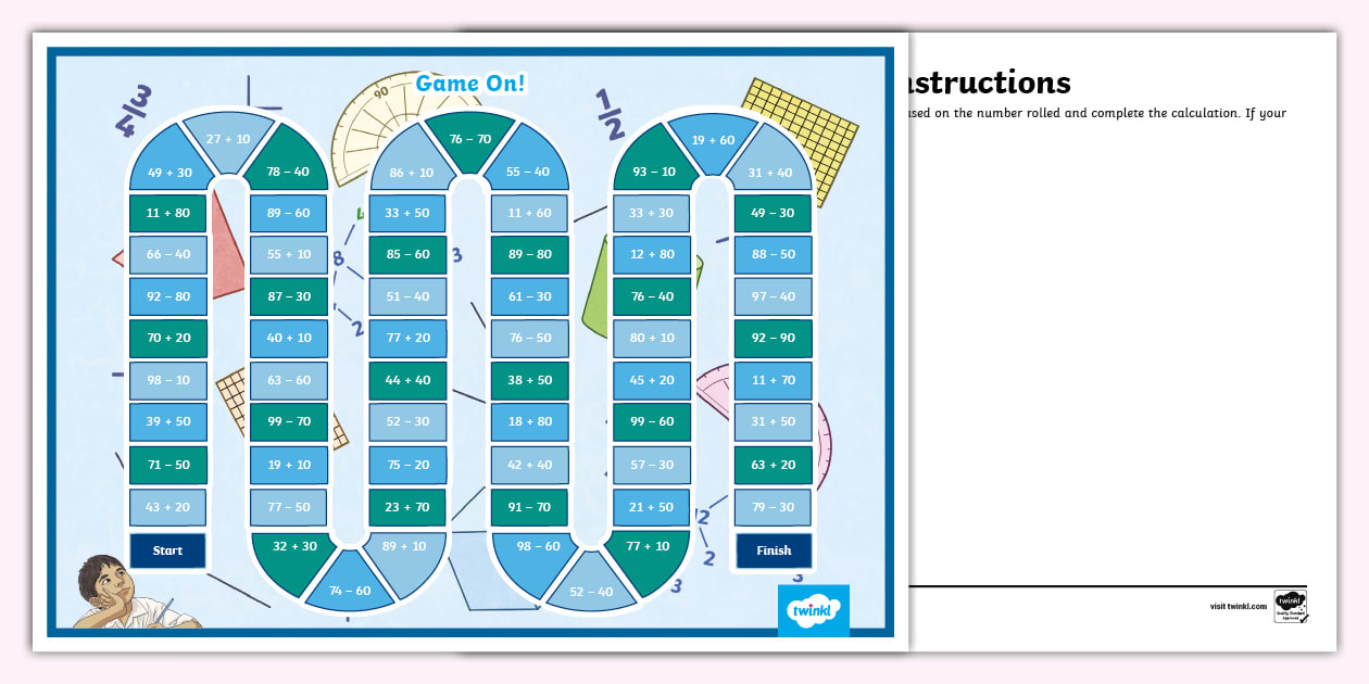 Adding and Subtracting 2-Digit Numbers Without Crossing the Hundreds Boundary