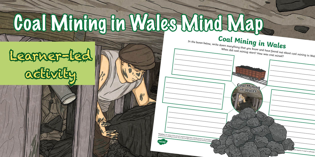 Coal Mining in Wales Mind Map