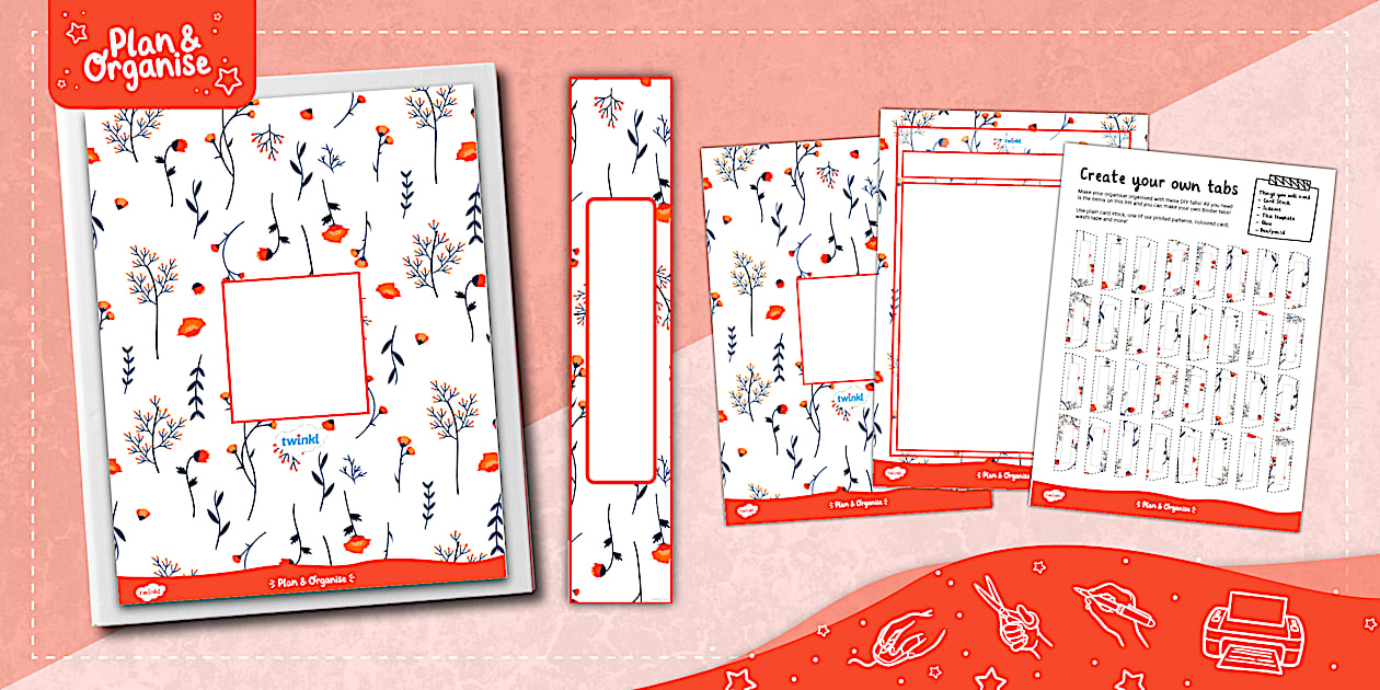 Orange Blossom | Personalised Binder Pack