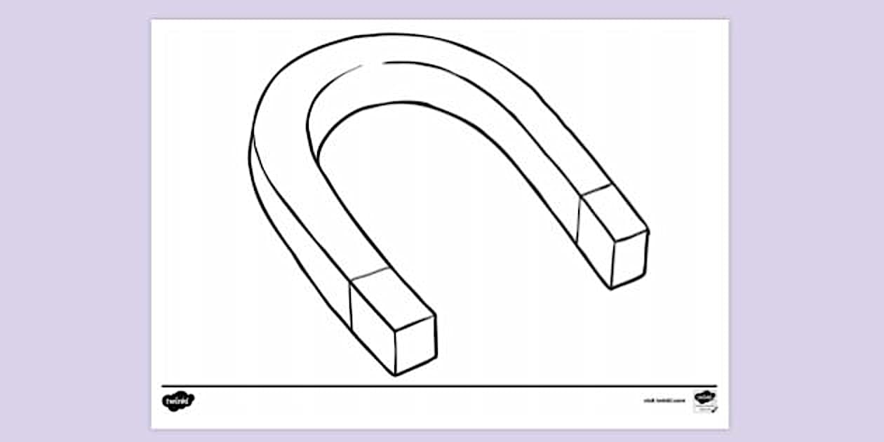Magnet Colouring Sheet | Colouring Sheets (teacher made)