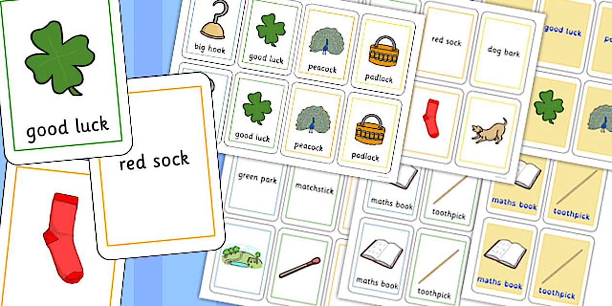 Dyslexic Two Syllable Final K Sound Playing Cards - Twinkl