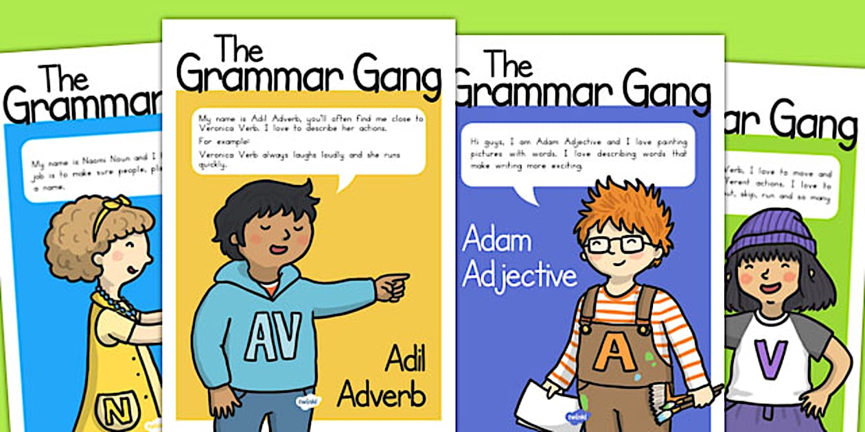 Grammar Gang Character Display Posters (Teacher-Made)
