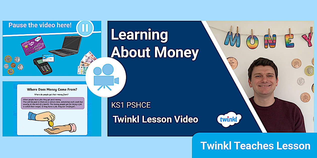 KS1 (Ages 5-7) PSHE: Money Video Lesson (teacher made)