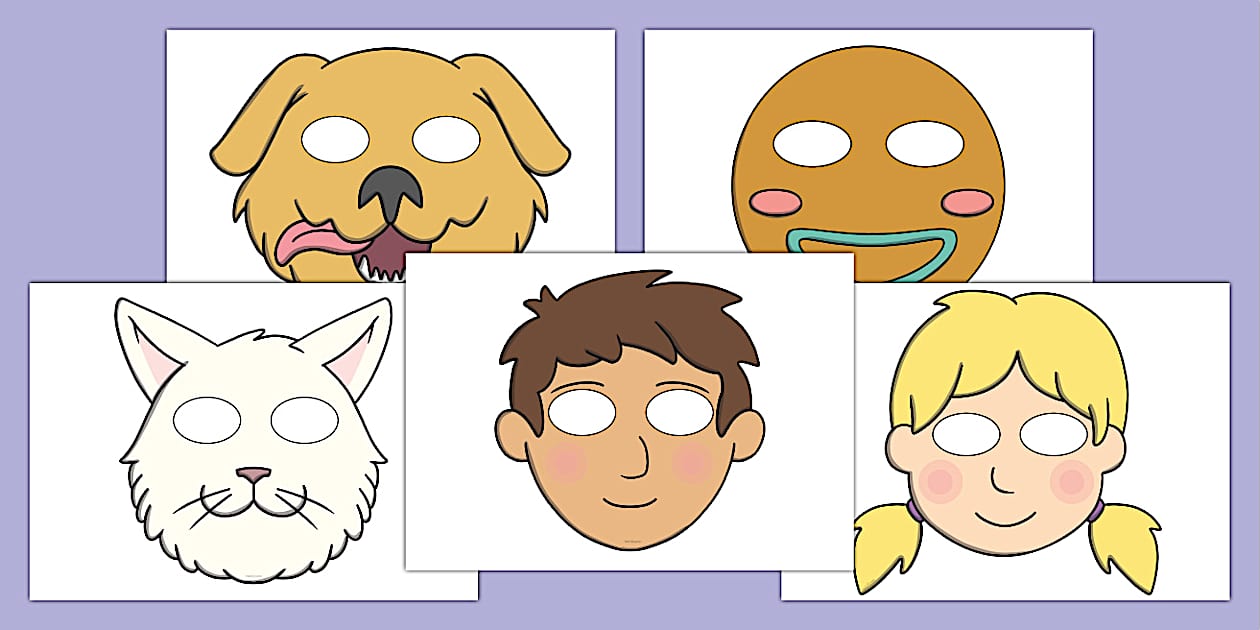 Omul de turtă dulce – Măști pentru jocul de rol