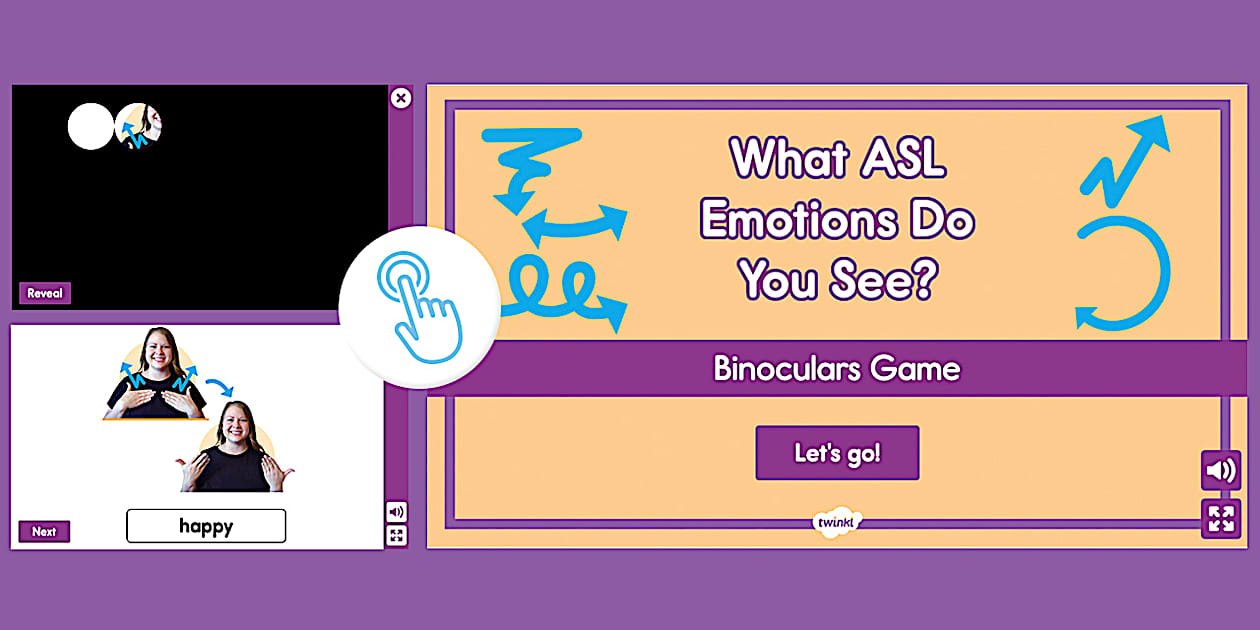 Interactive ASL Emotions Game for Kids | Twinkl USA - Twinkl