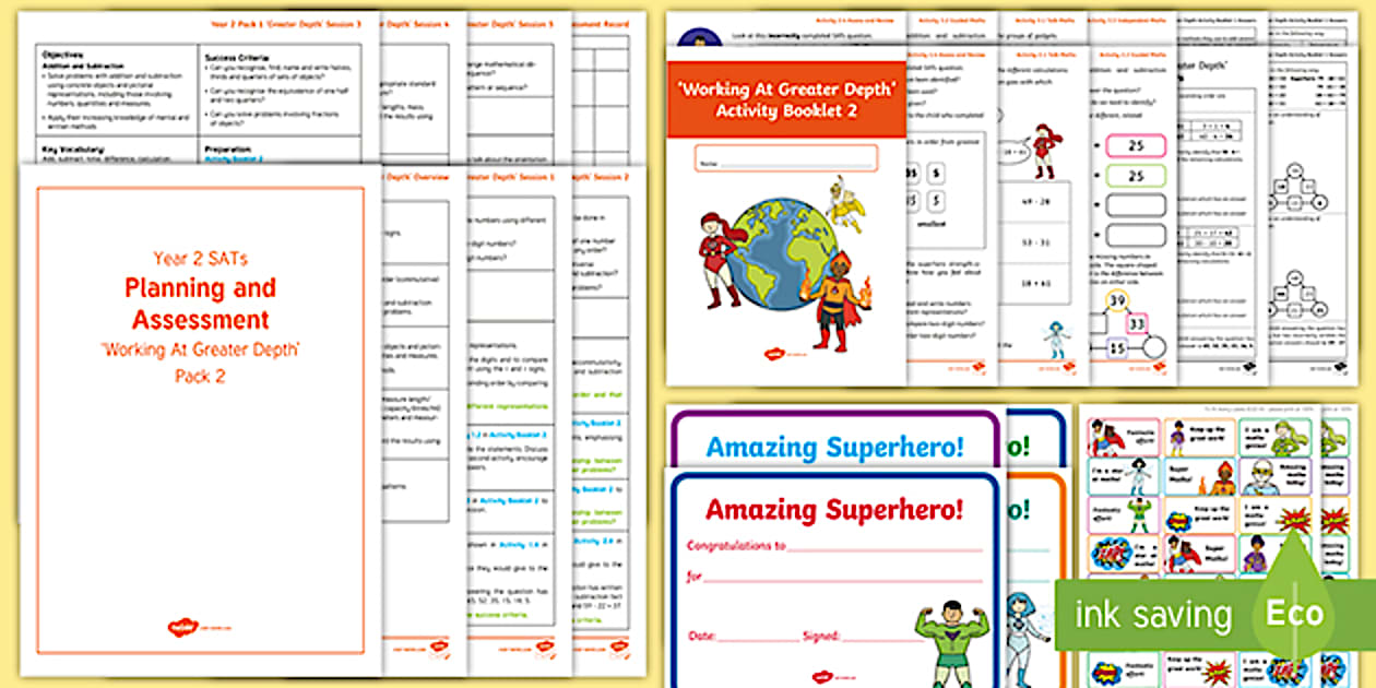 Year 2: ‘Working at Greater Depth’ Maths Intervention Booster Pack 2