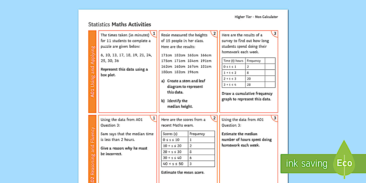 GCSE Statistics Revision - Higher Level | KS4 Maths | Beyond