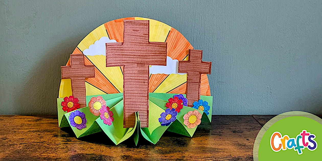 Christian Easter 3D Scene (Teacher-Made) - Twinkl