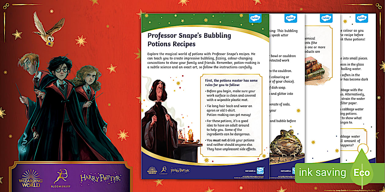 Harry Potter: Professor Snape's Bubbling Potions