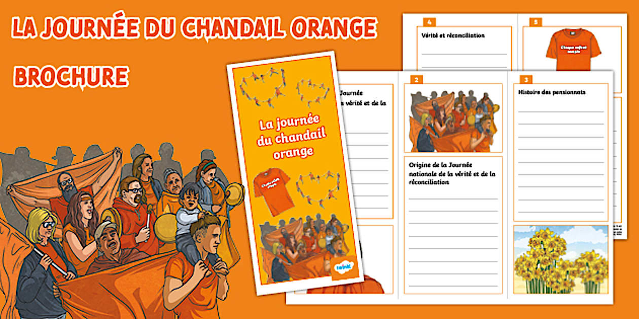 Brochure : La journée du chandail orange (teacher made)