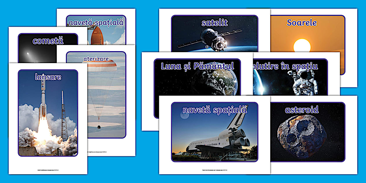 Imagini cu spațiul cosmic - Fotografii - Twinkl România