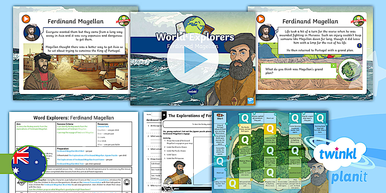 PlanIt HASS History Year 4 World Explorers Lesson 5: Ferdinand Magellan