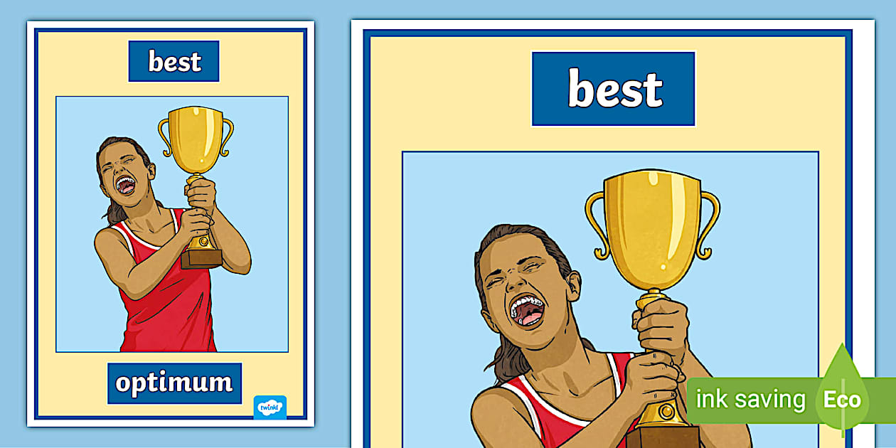 👉 Latin Word for Best Display Poster - Twinkl