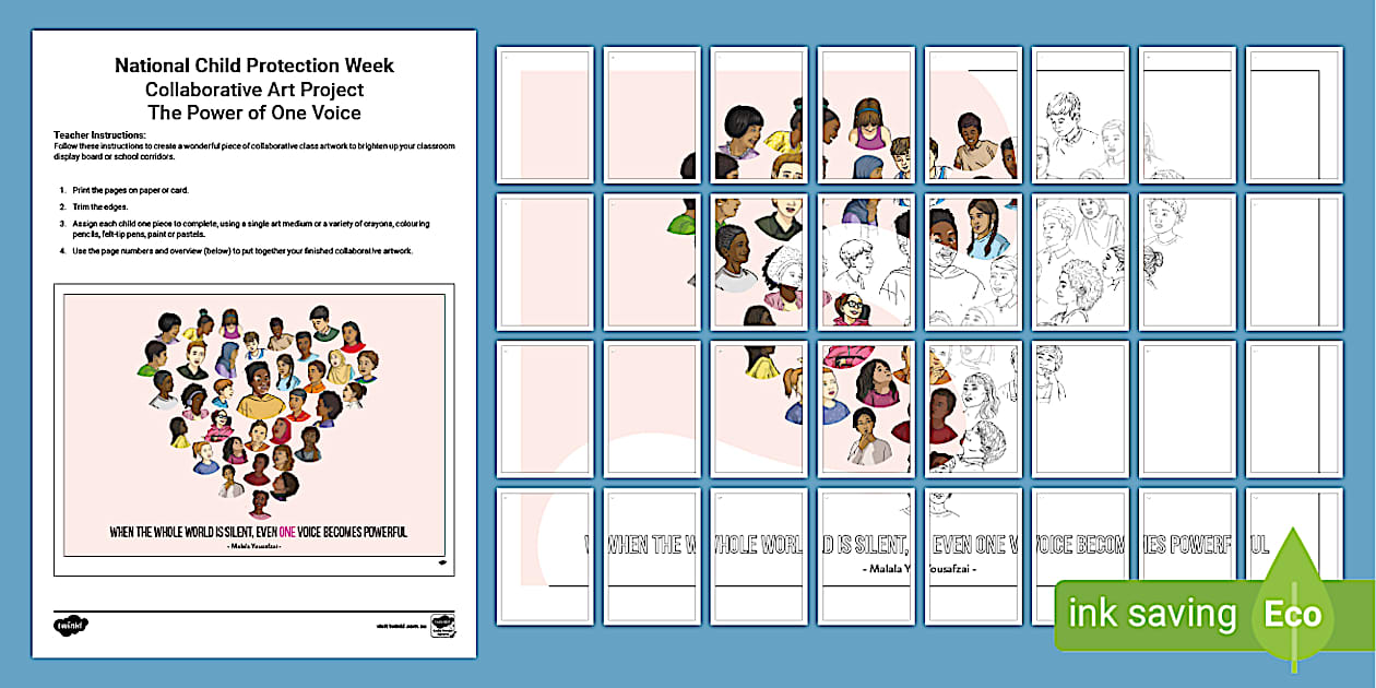 Child Protection Collaborative Art Project | Primary