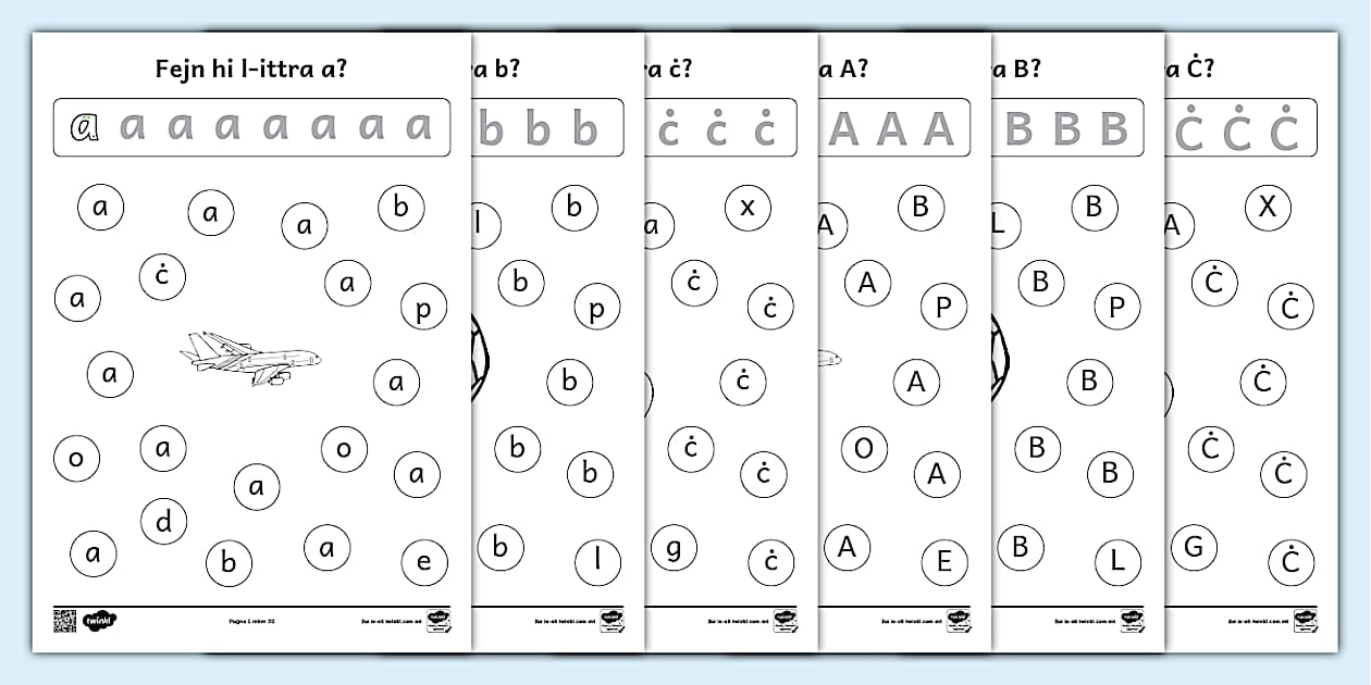 L-Għarfien tal-Ittri: Fejn hi l-Ittra... l Twinkl - Twinkl