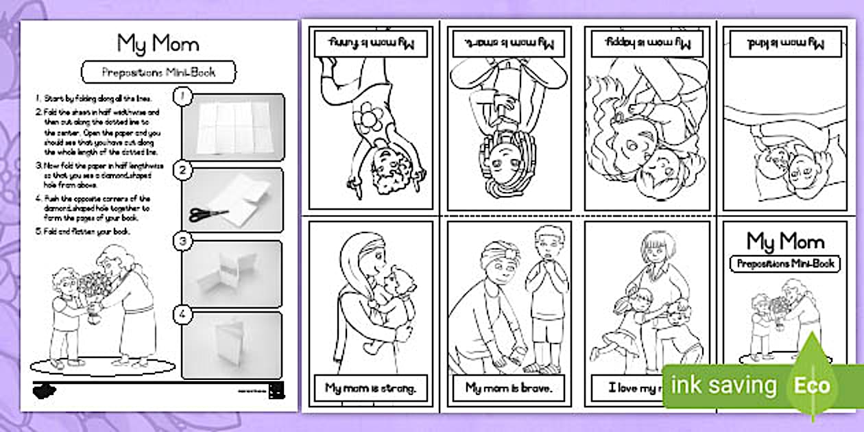My Mom Mini-Book (teacher made) - Twinkl