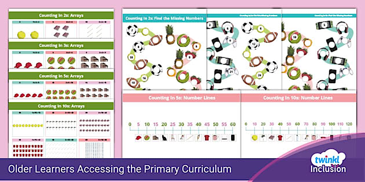 SEND: Counting in 2s, 3s, 5s, & 10s (teacher made) - Twinkl