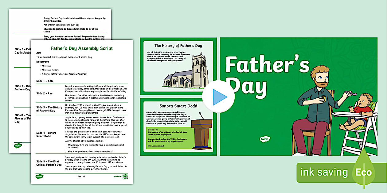 Australian Father's Day PowerPoint | Assembly Pack | Twinkl