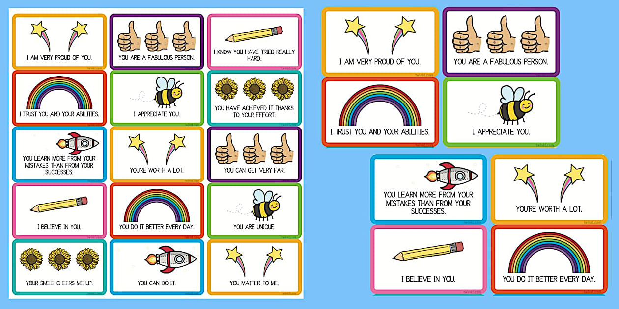 English Positive Comments Stickers (teacher made) - Twinkl