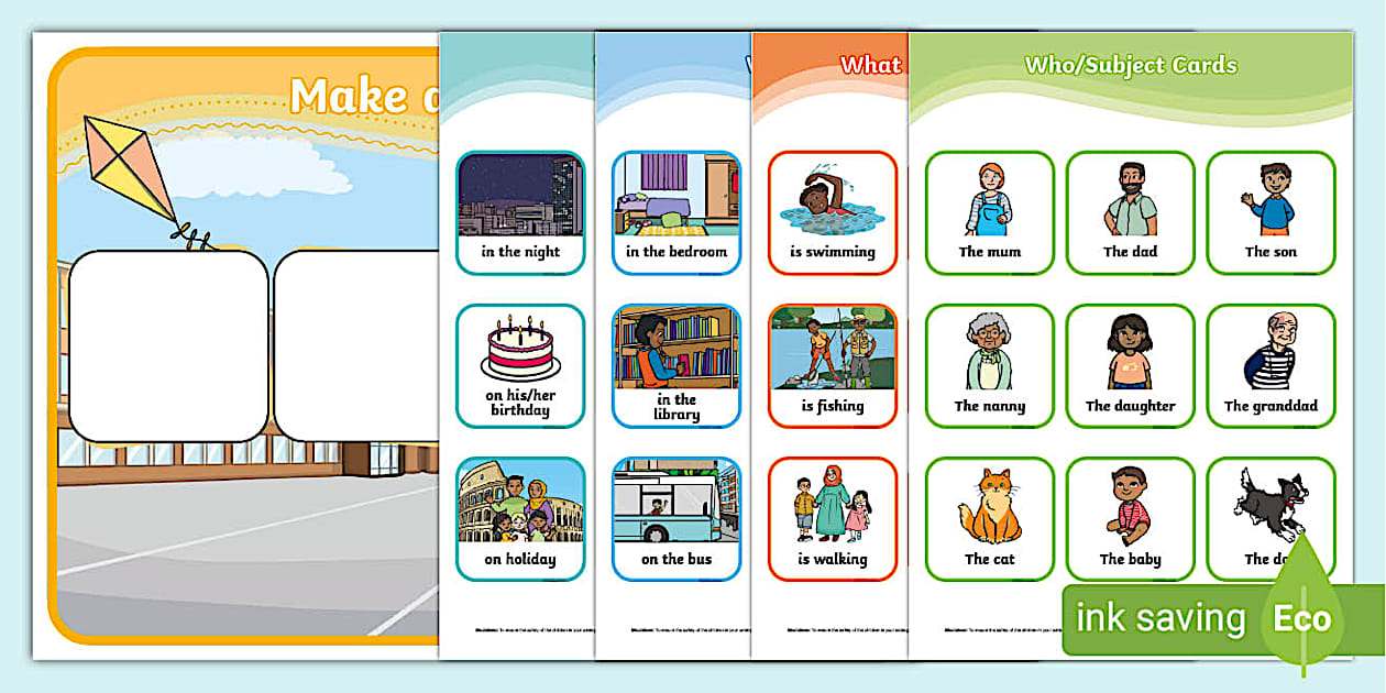 On the Holidays Make a Sentence (teacher made) - Twinkl