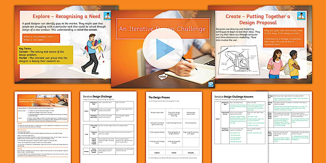 The Iterative Design Challenge Lesson Pack (teacher made)