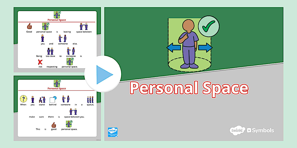 Twinkl Symbols: Older Learners: Personal Space PowerPoint
