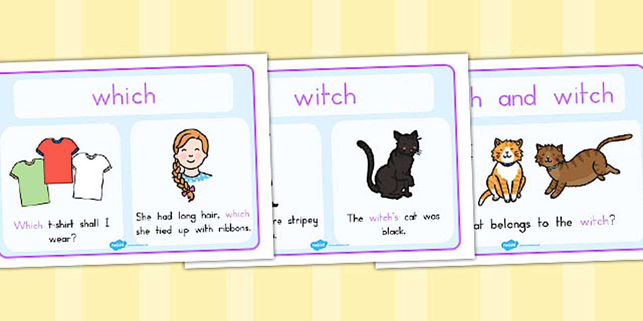 Which Witch Display Posters - Twinkl