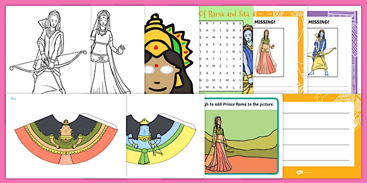 Top 10 Rama and Sita Activity Pack (teacher made) - Twinkl