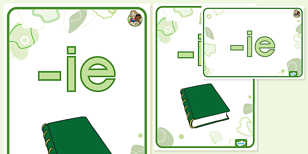 Graad 3 Klanke: Plakkate Verkleinwoorde -ie - Twinkl