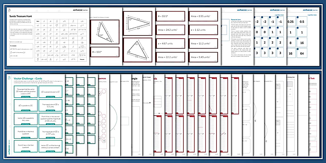 👉 AS Level Pure Maths Rich Task Activity Pack - Twinkl