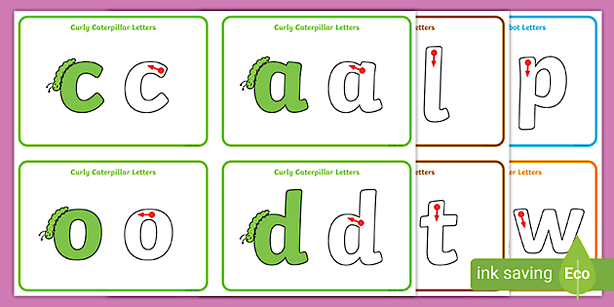 Printable Letter Formation Cards – Handwriting Resource