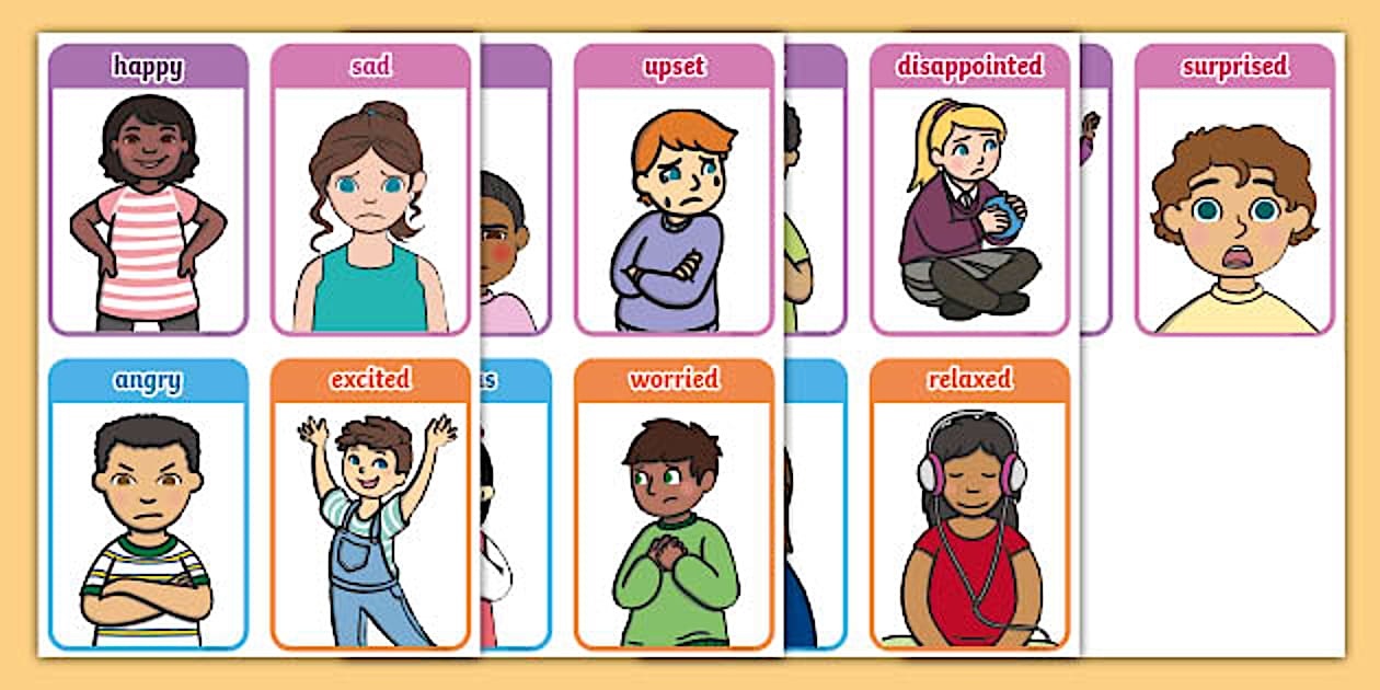 Feelings Flash Cards – Emotions Resource for Children