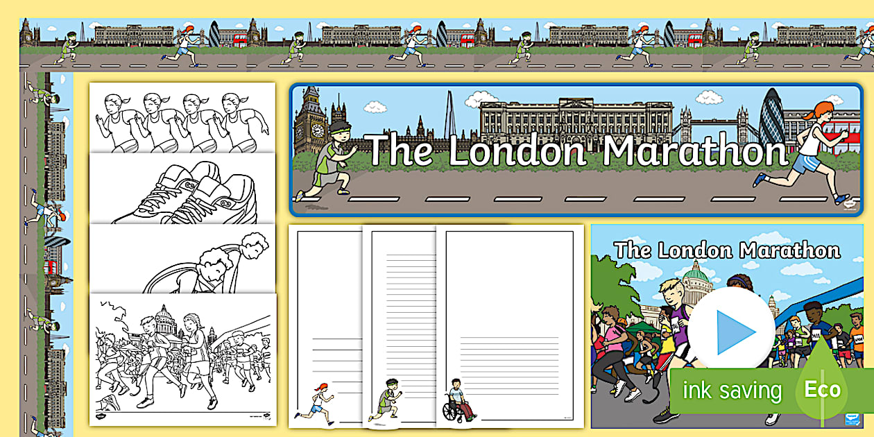 EYFS The London Marathon Resource Pack (teacher made)