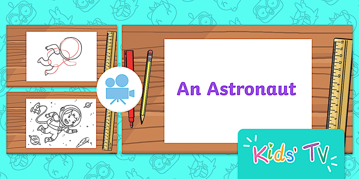How to Draw an Astronaut | Twinkl Kid's TV (teacher made)