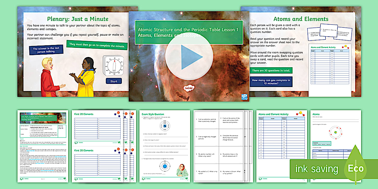 Atomic Structure and the Periodic Table Lesson 1 - Beyond