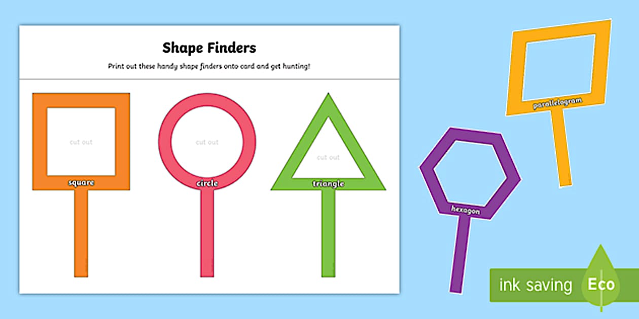 👉 Shape Finder Activity | 2D Shapes for Kids - Twinkl