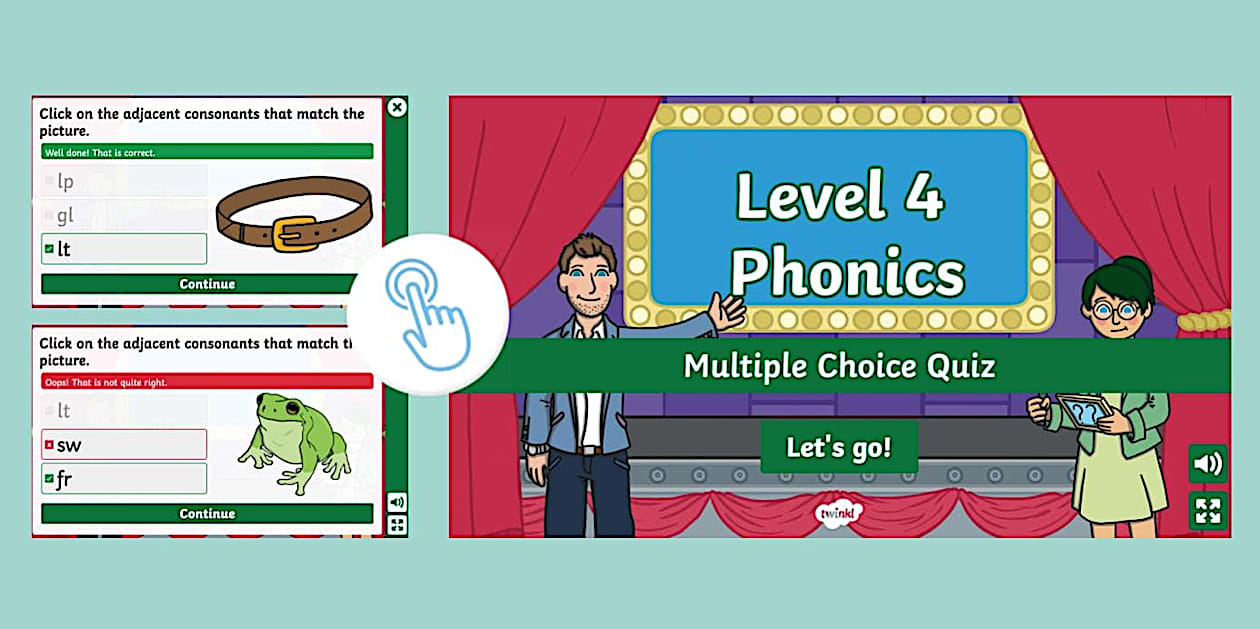 Level 4 Phonics Game Show (teacher made) - Twinkl