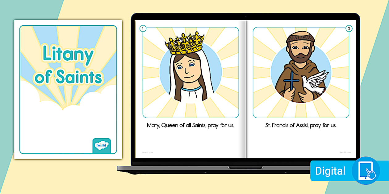 Litany of Saints Emergent Reader eBook (teacher made)